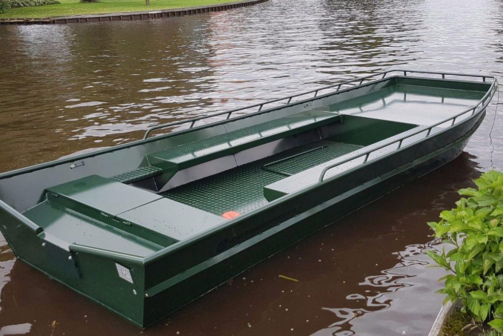 Aluminium platbodems | De Wetering Botenbouw