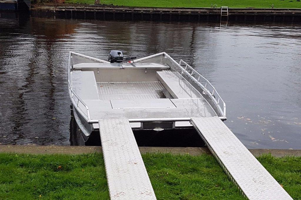 Aluminium platbodems | De Wetering Botenbouw