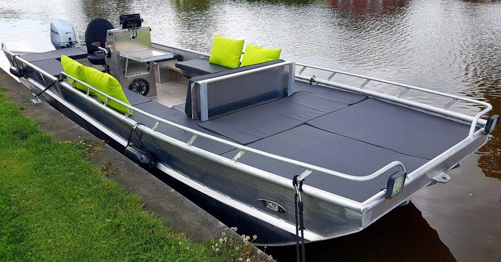 Aluminium platbodems | De Wetering Botenbouw